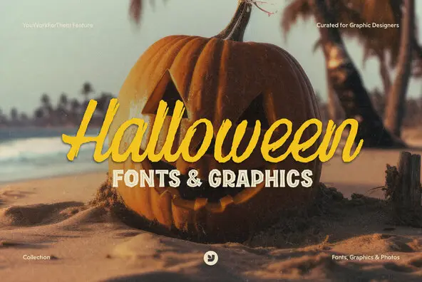 Fonts & Graphics Perfect for Spooky Design Projects! - YouWorkForThem