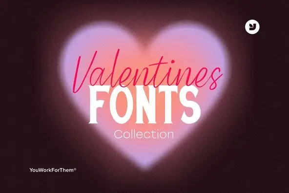 Heart Melting Fonts for Romantic Designs - YouWorkForThem
