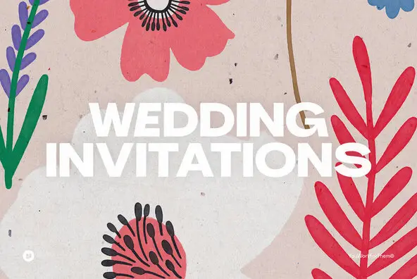 High Quality & Affordable Wedding Invitation Design Assets - YouWorkForThem