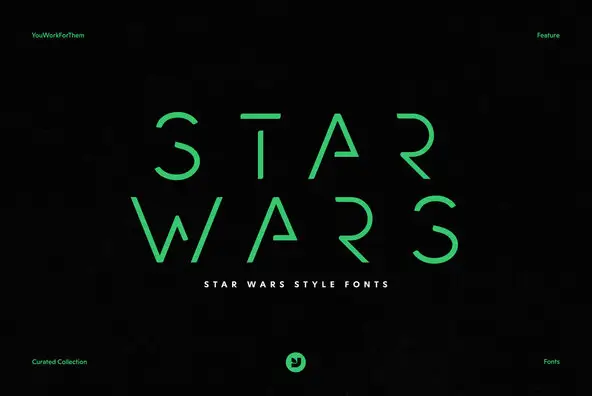 Star Wars Style Fonts for Sci Fi Designs - YouWorkForThem