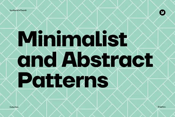 Minimalist and Abstract Patterns for Graphic Design - YouWorkForThem