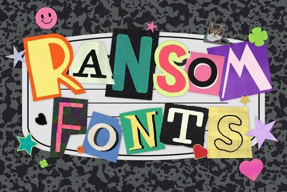 Ransom Fonts - YouWorkForThem