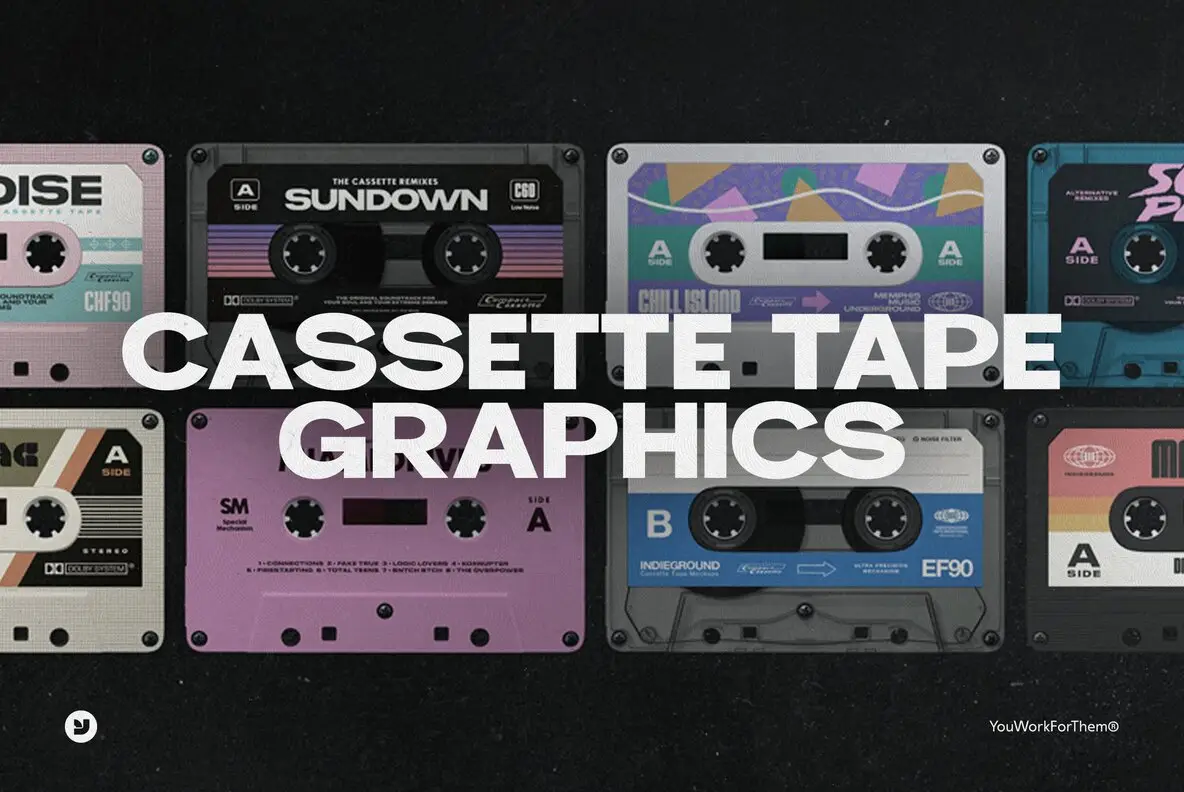Cassette Tape Graphics - YouWorkForThem