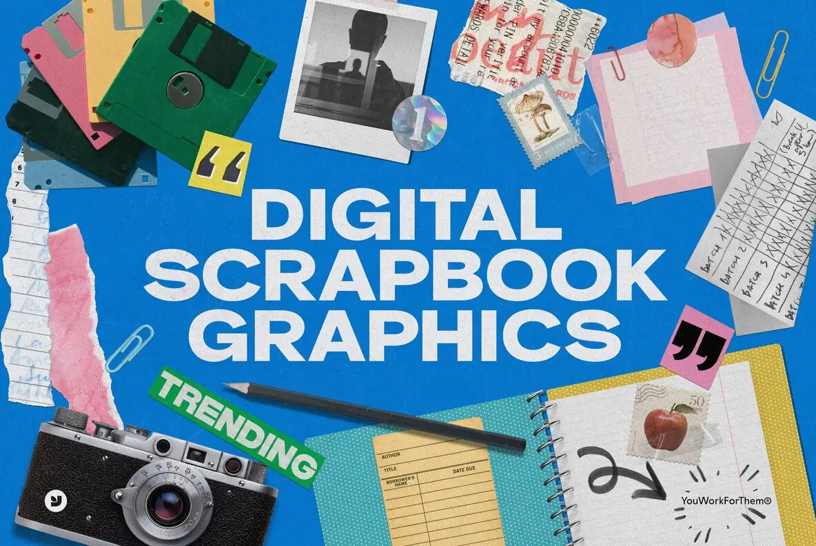 Digital Scrapbook Graphics - YouWorkForThem