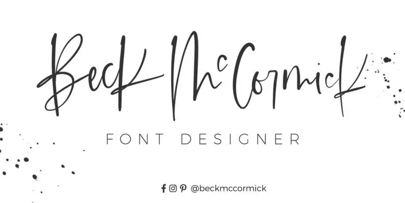 Download Rebecca McCormick Fonts - FontPath