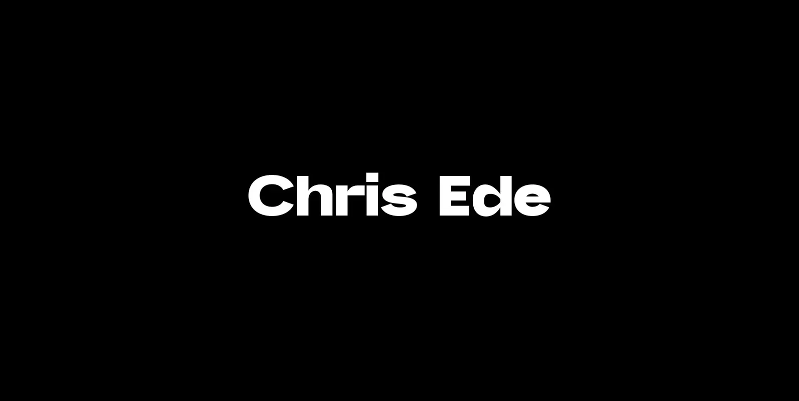Chris Ede Graphics & Videos - YouWorkForThem