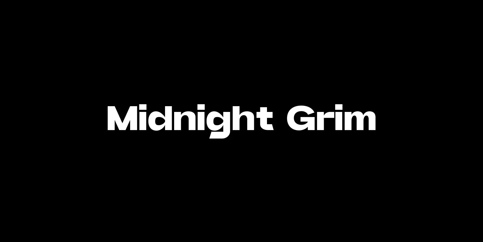 Midnight Grim Fonts - YouWorkForThem