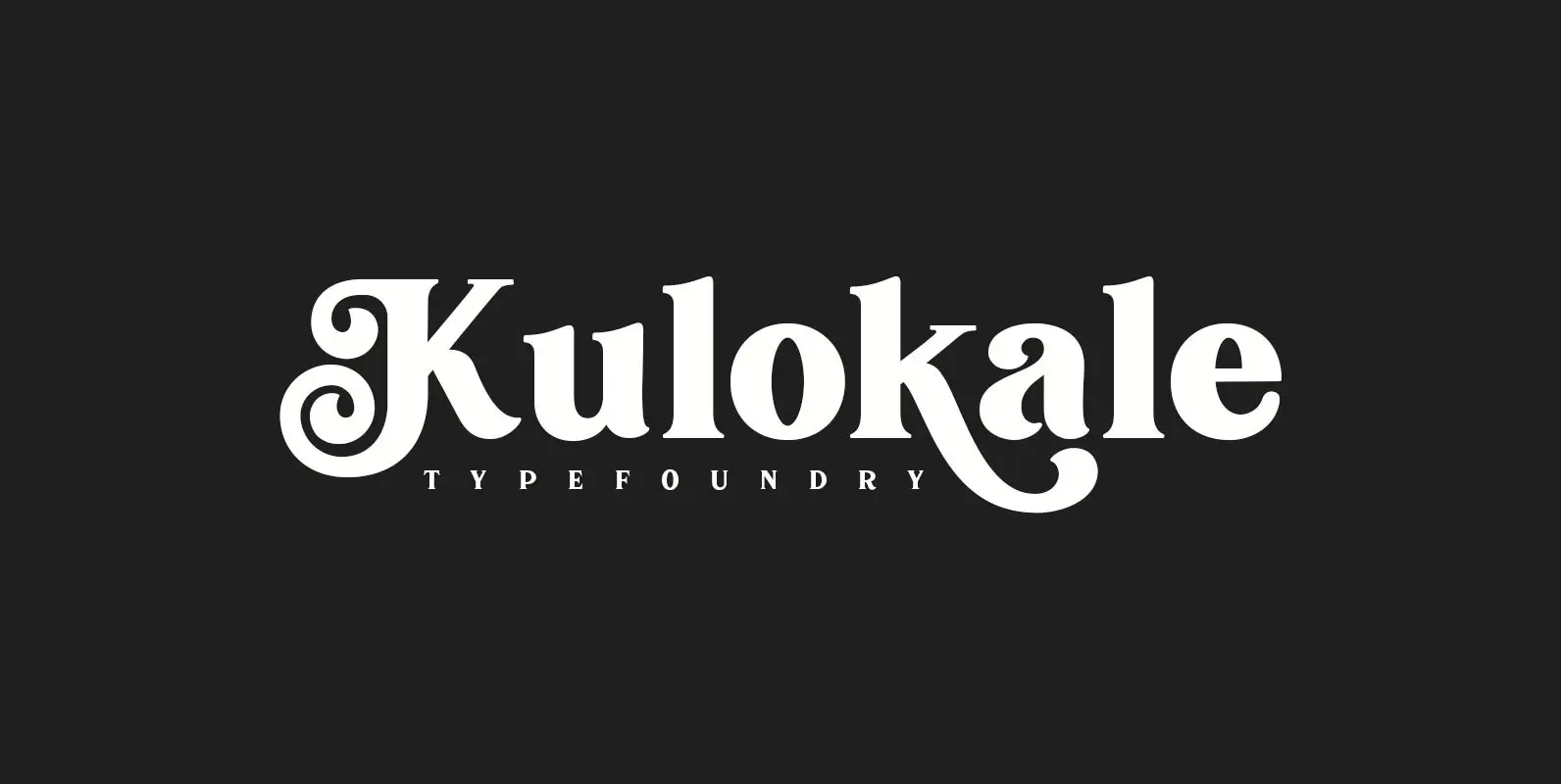 Kulo Kale Studio Fonts - YouWorkForThem