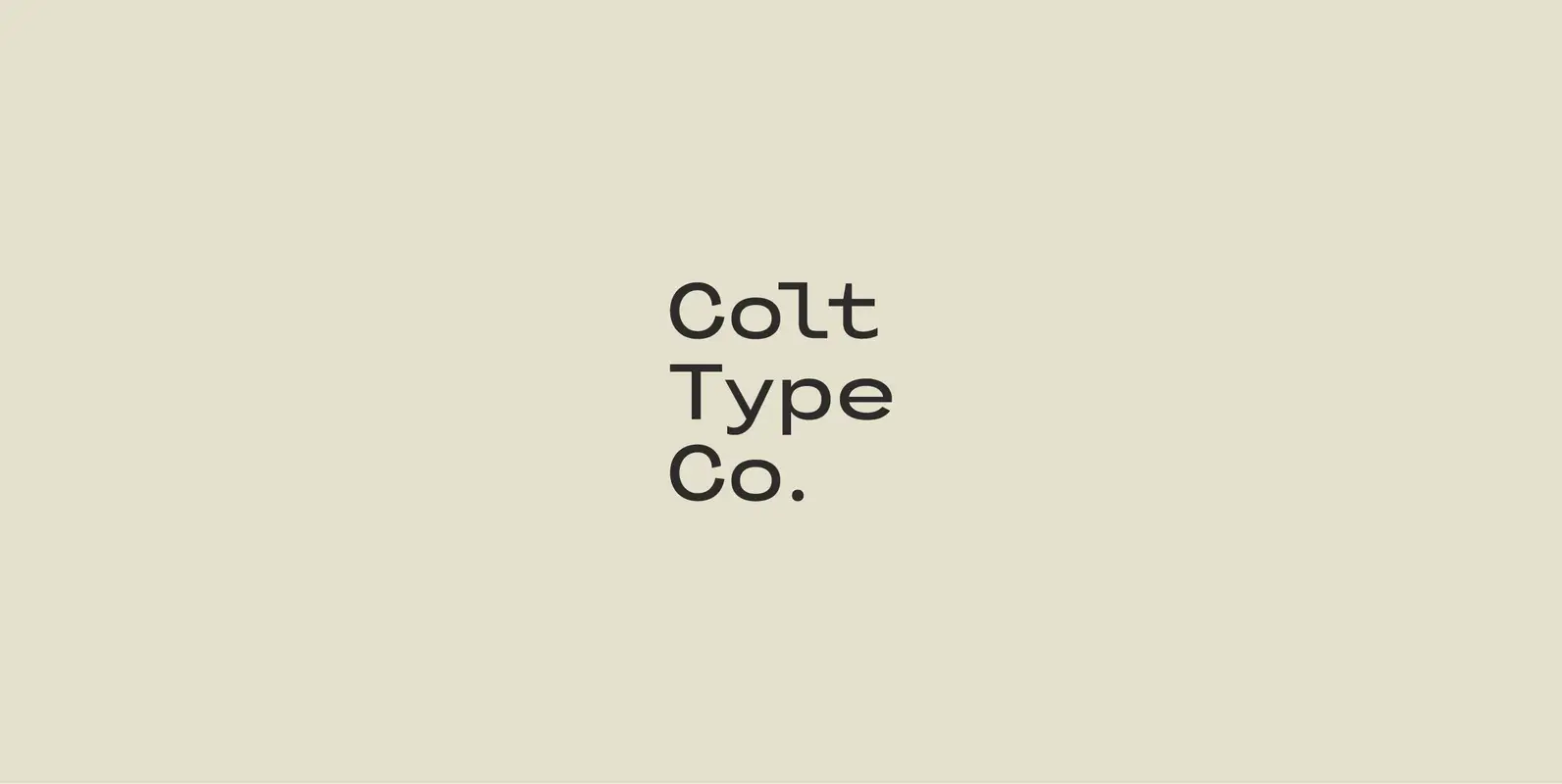 Colt Type Co. - YouWorkForThem