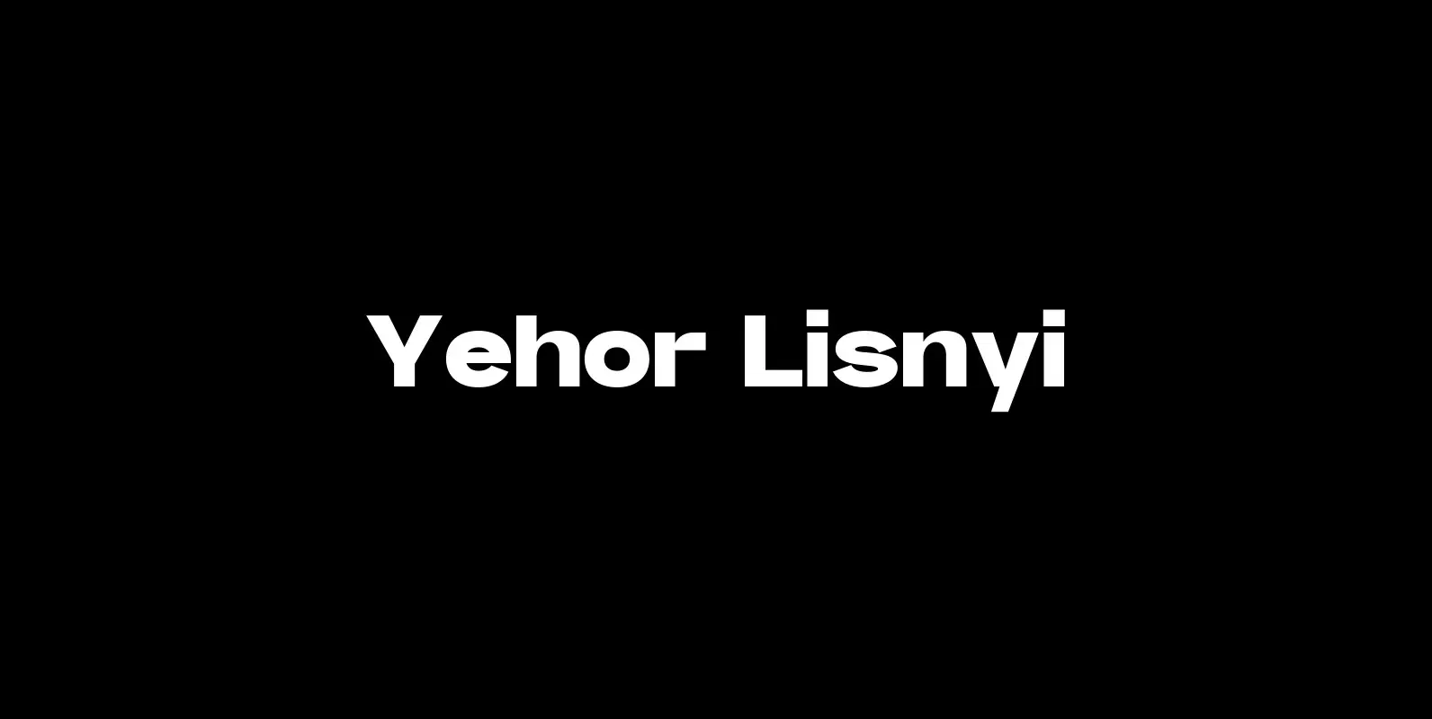 Download Yehor Lisnyi Fonts - YouWorkForThem