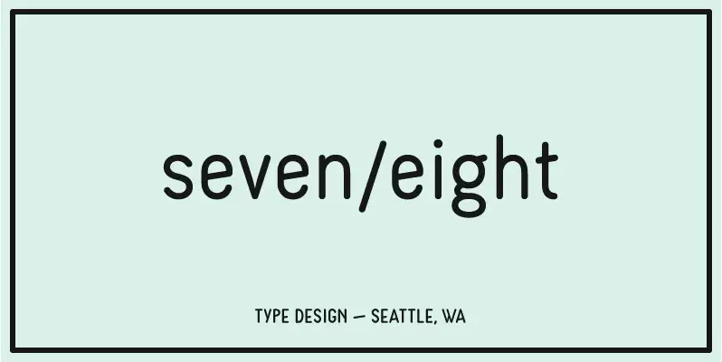 Download seven/eight Fonts - FontPath