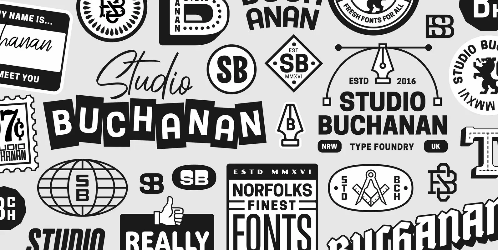 Studio Buchanan Fonts - YouWorkForThem