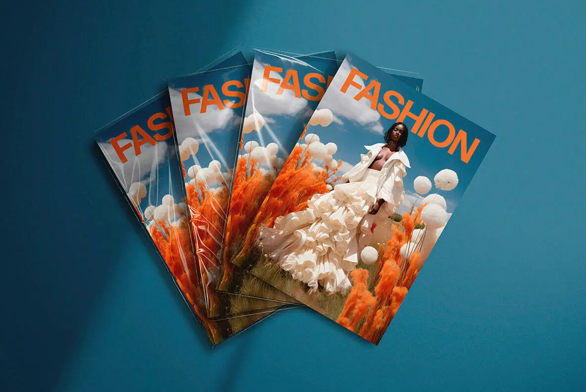 A4 Magazine Mockups Graphics - YouWorkForThem