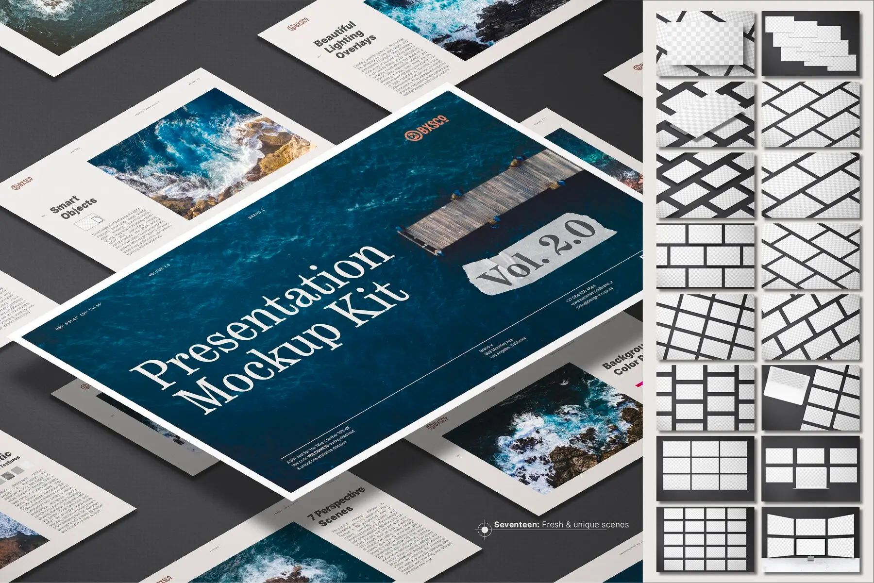 16x9 Presentation Mockup Kit Vol 2.0 Graphics - YouWorkForThem