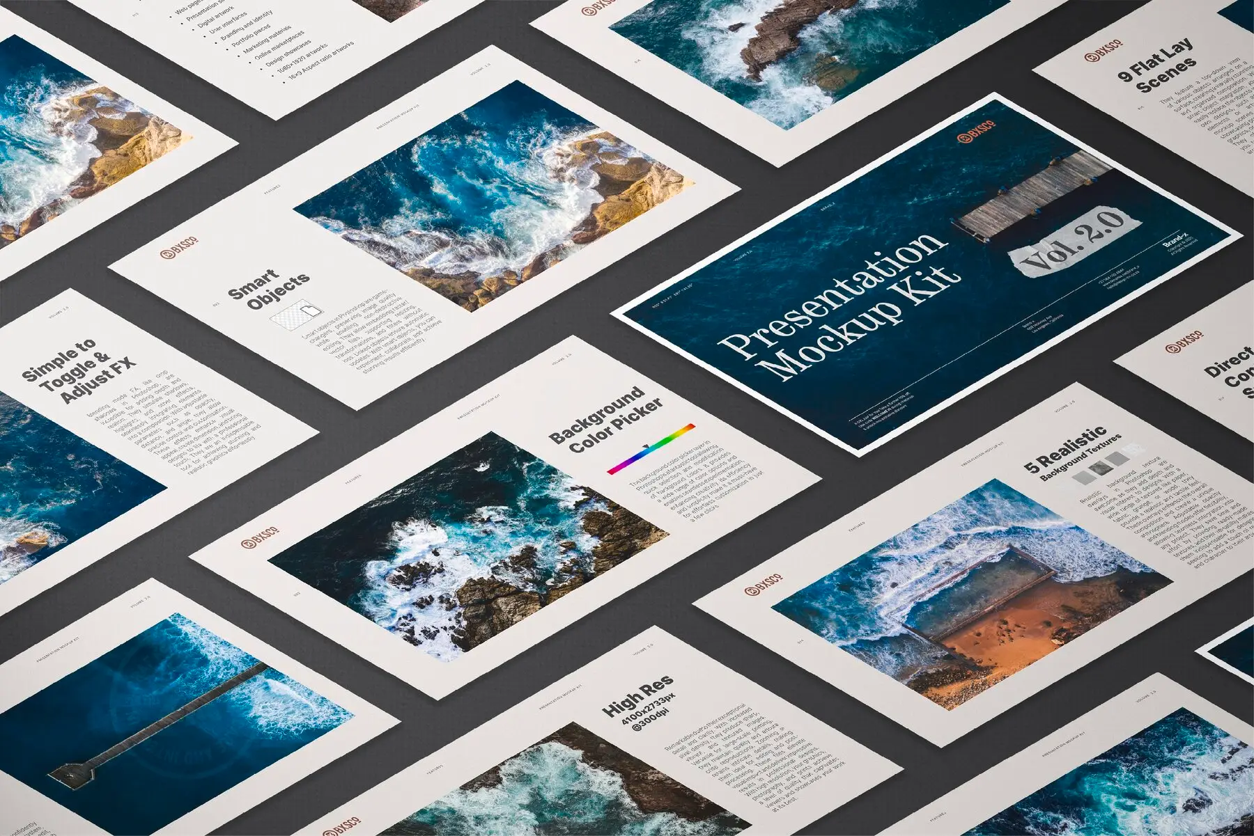 16x9 Presentation Mockup Kit Vol 2.0 Graphics - YouWorkForThem