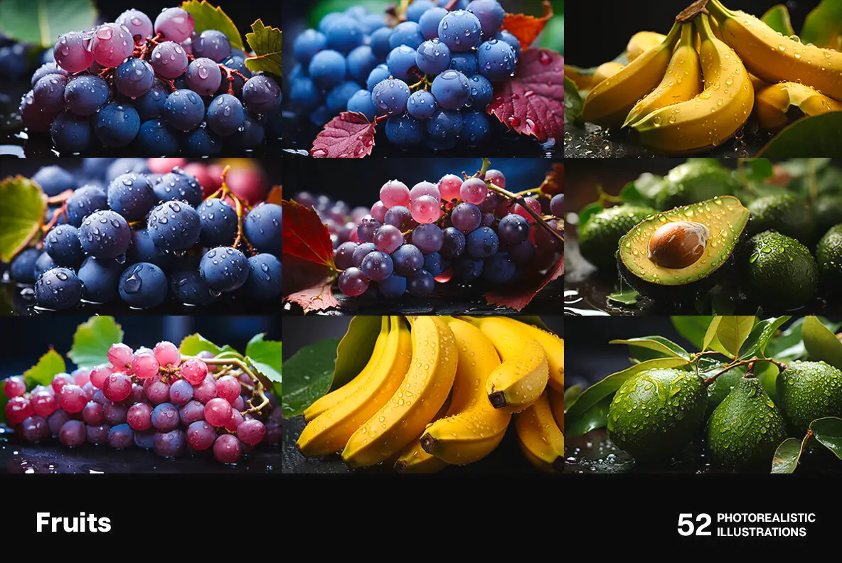 Fruits Graphics - YouWorkForThem