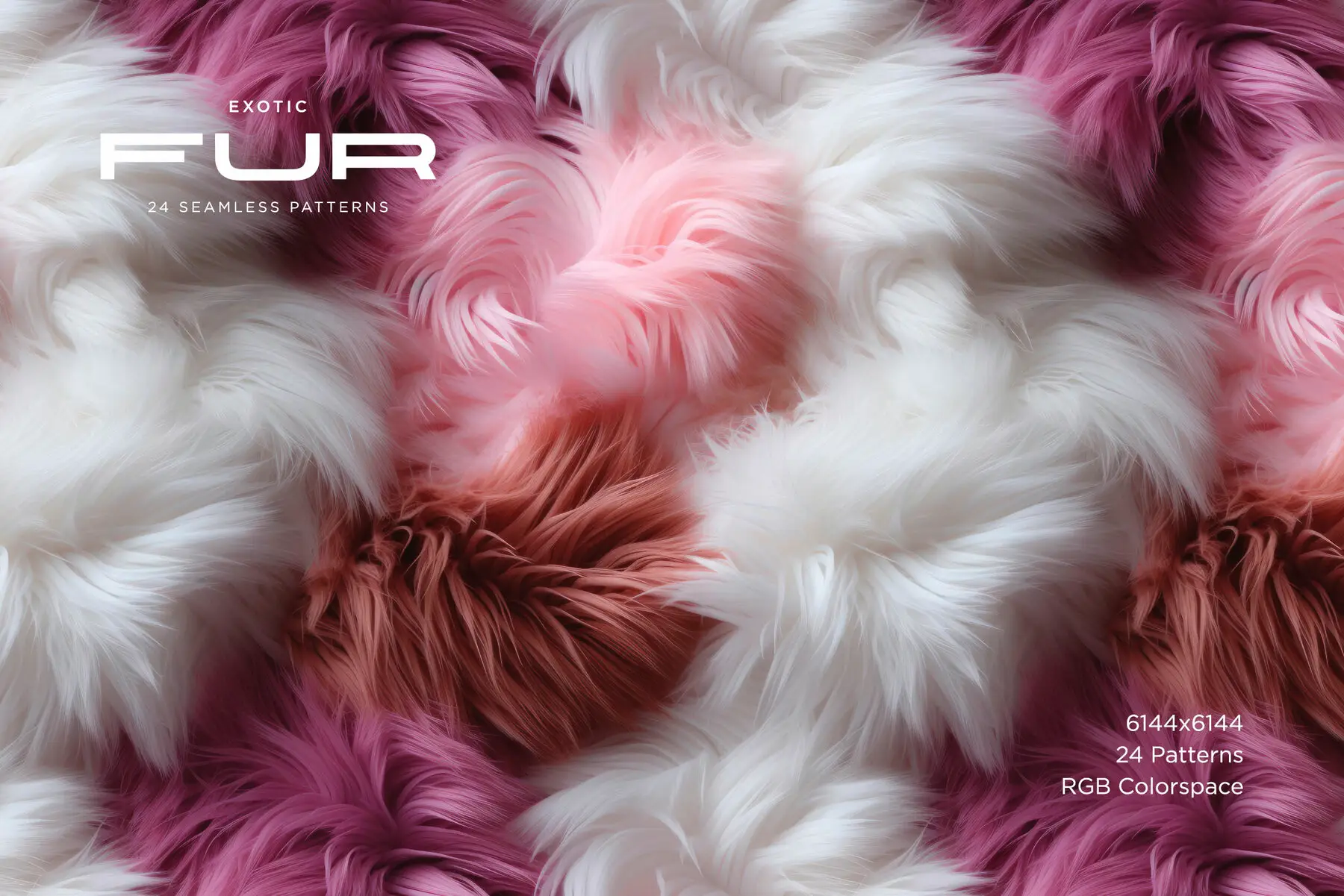 Exotic Fur - 24 Seamless Patterns Graphics - YouWorkForThem