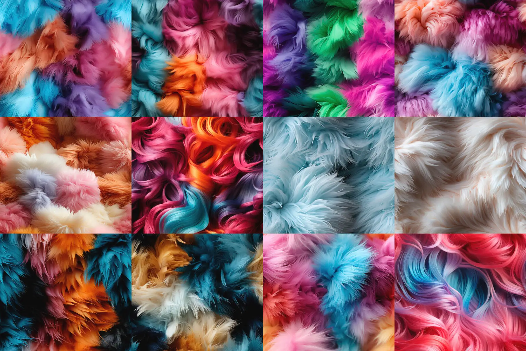Exotic Fur - 24 Seamless Patterns Patterns - YouWorkForThem