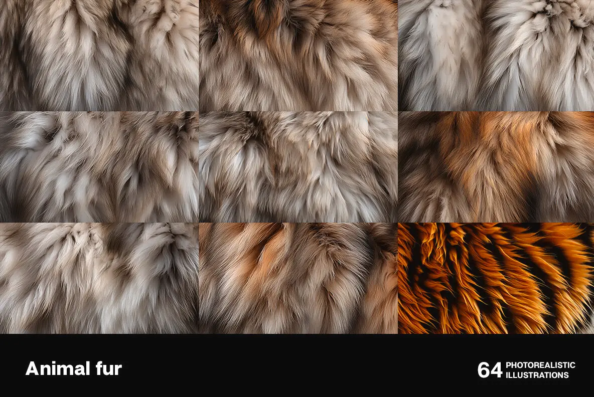 Animal Fur Graphics - YouWorkForThem