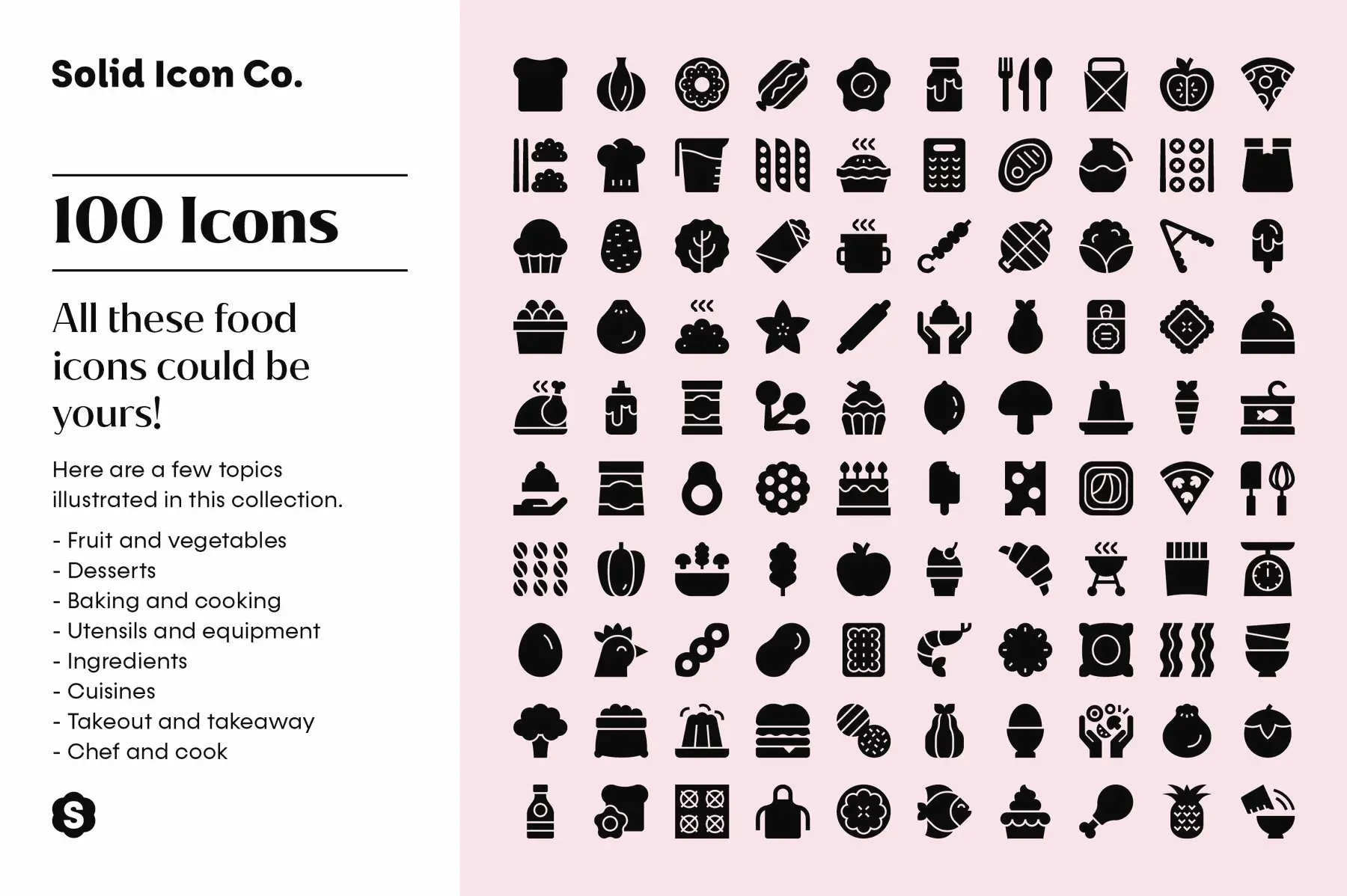 Food Icons Graphics - YouWorkForThem