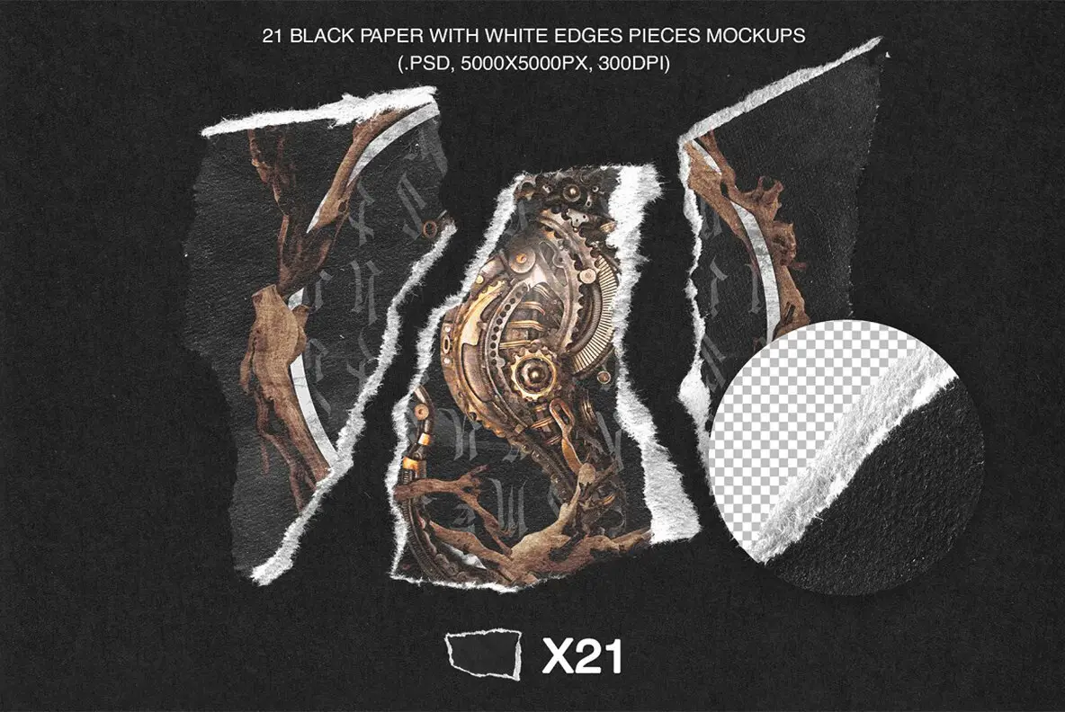 Torn Ripped Paper Texture Pack Graphics - YouWorkForThem