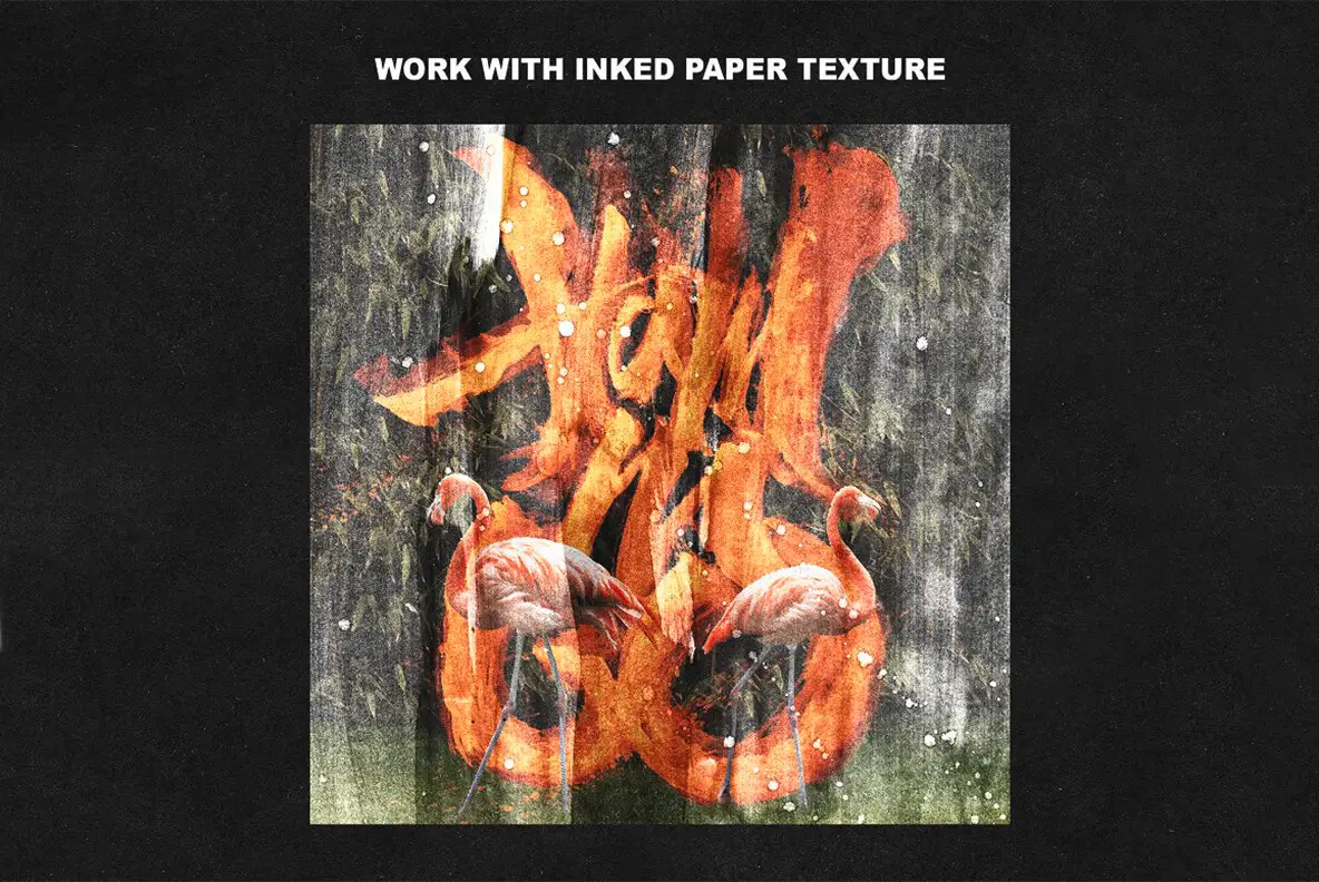 Inked Paper Texture Pack Graphics - YouWorkForThem