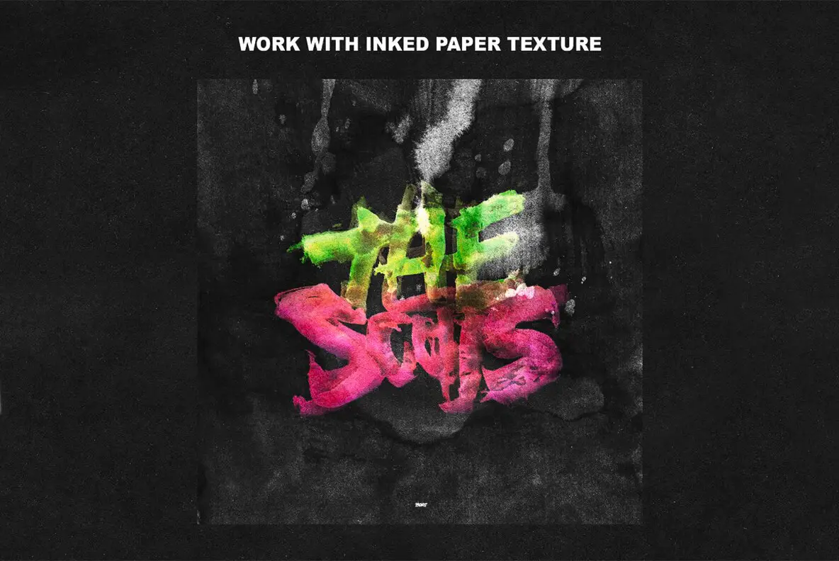 Inked Paper Texture Pack Graphics - YouWorkForThem