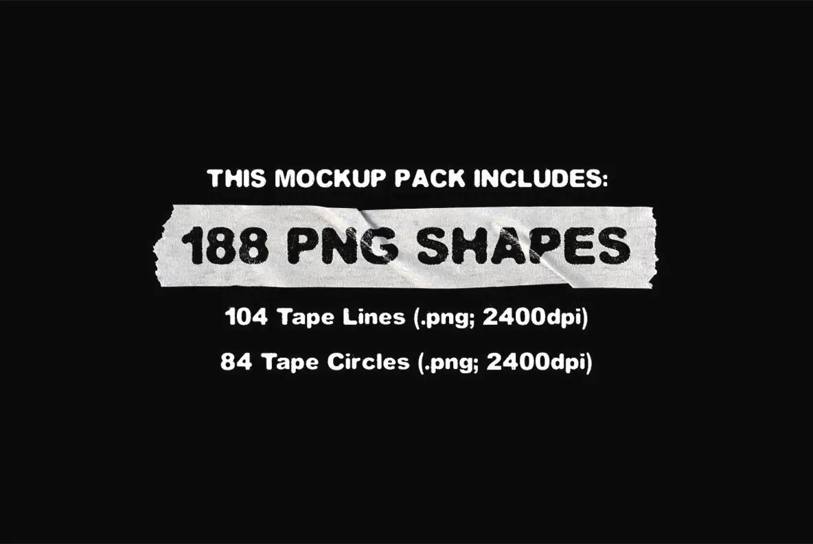 PNG Tape lines circles shapes pack Textures - YouWorkForThem