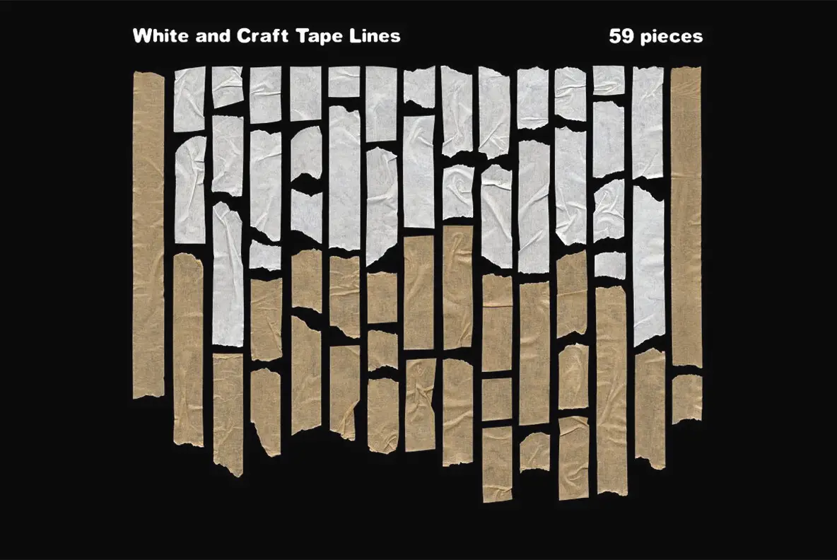 PNG Tape lines circles shapes pack Textures - YouWorkForThem