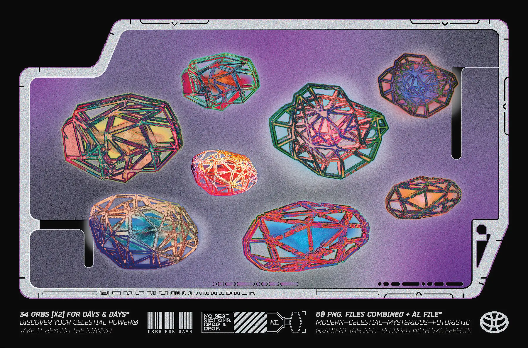 Orbs Graphic Pack 3D - YouWorkForThem