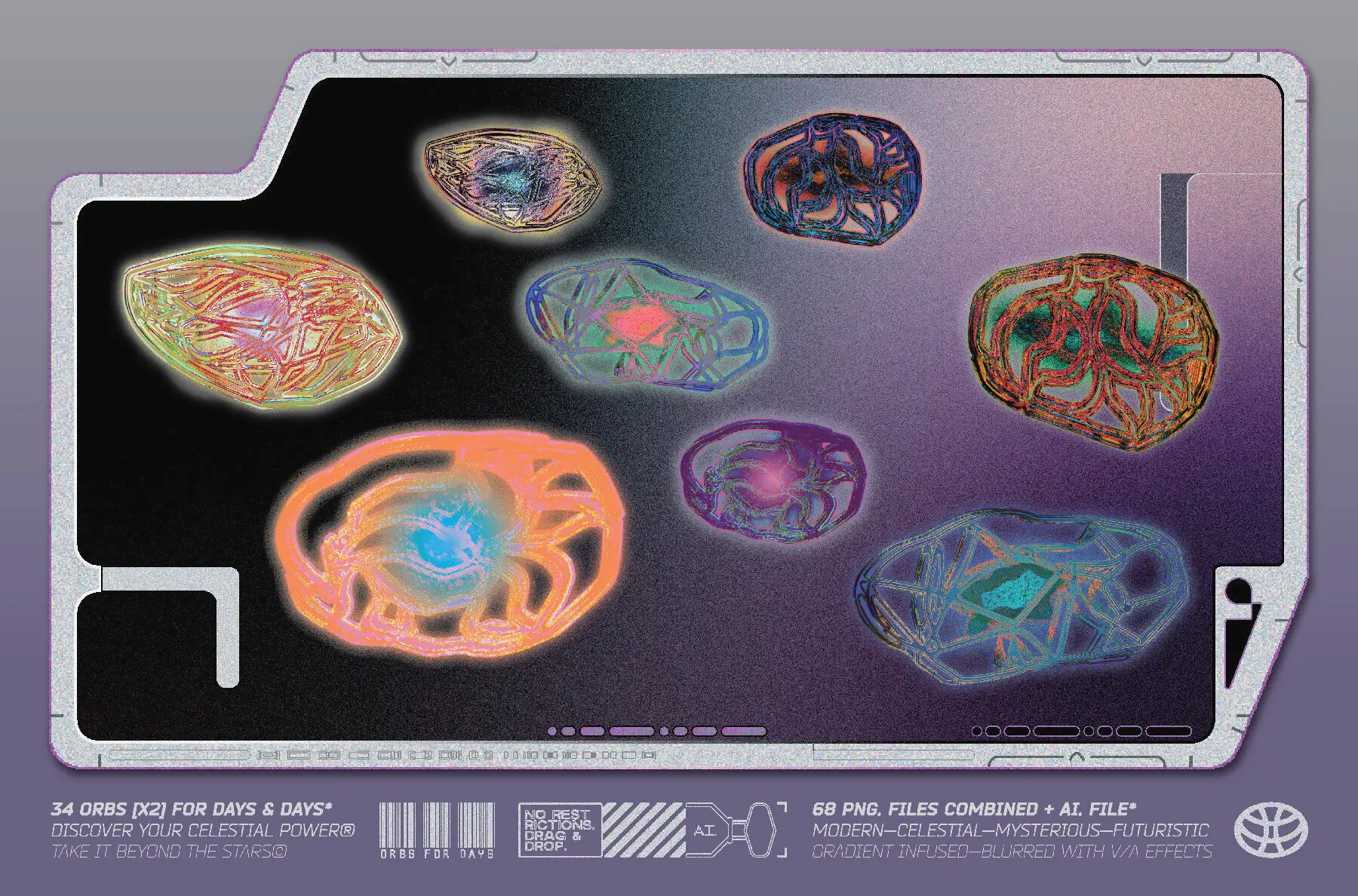Orbs Graphic Pack 3D - YouWorkForThem