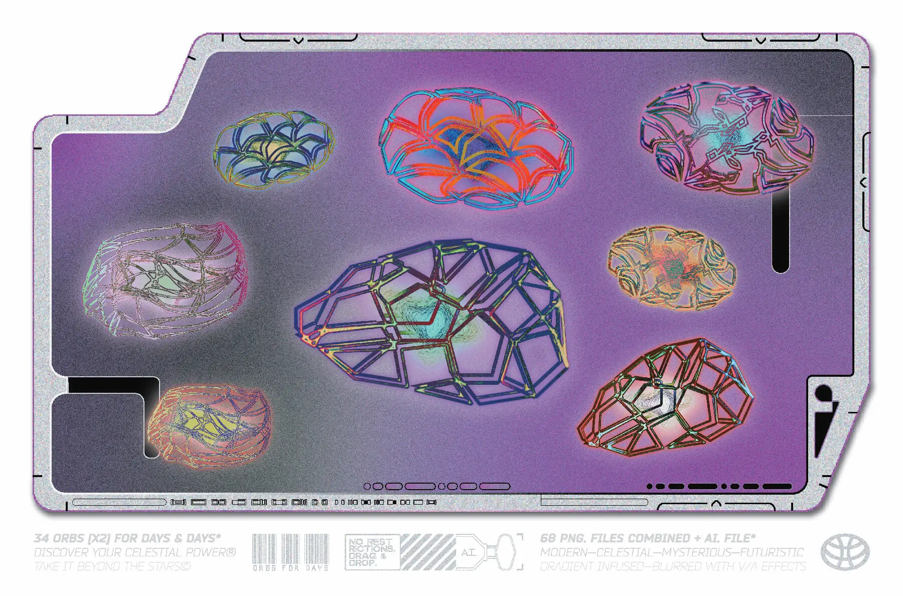 Orbs Graphic Pack 3D - YouWorkForThem