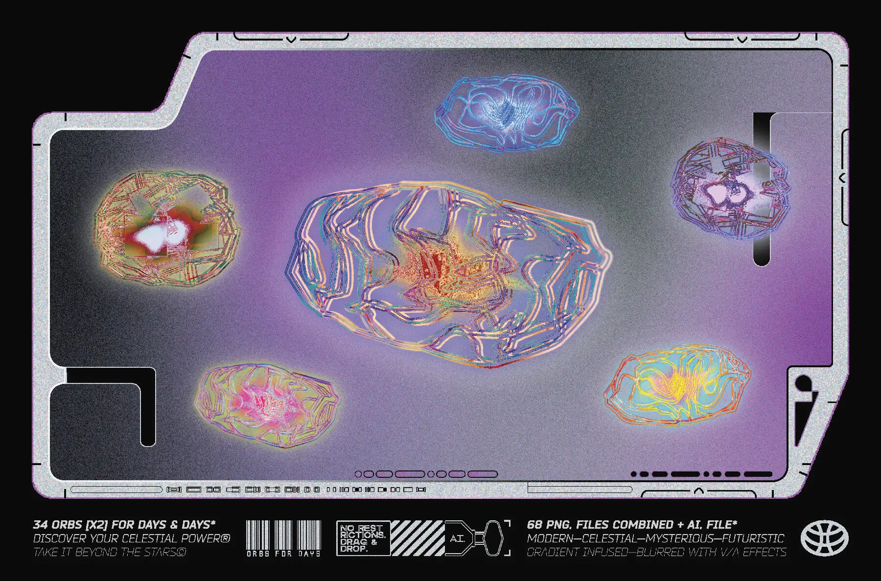 Orbs Graphic Pack 3D - YouWorkForThem
