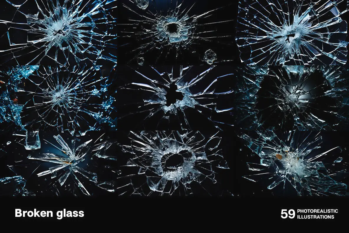 Broken glass Graphics - YouWorkForThem