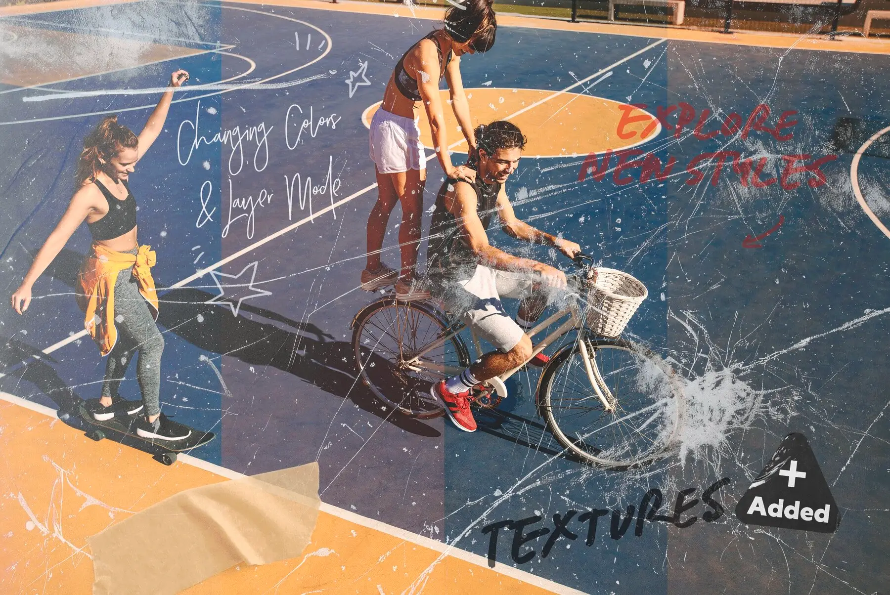 100 Grit Textures: Monochrome Overlays for Vintage Design - YouWorkForThem