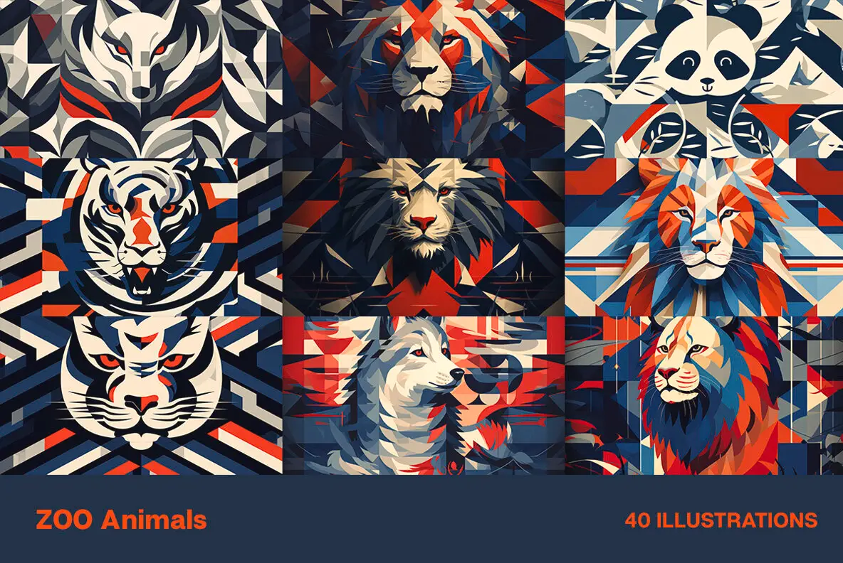 ZOO Animals Graphics - YouWorkForThem