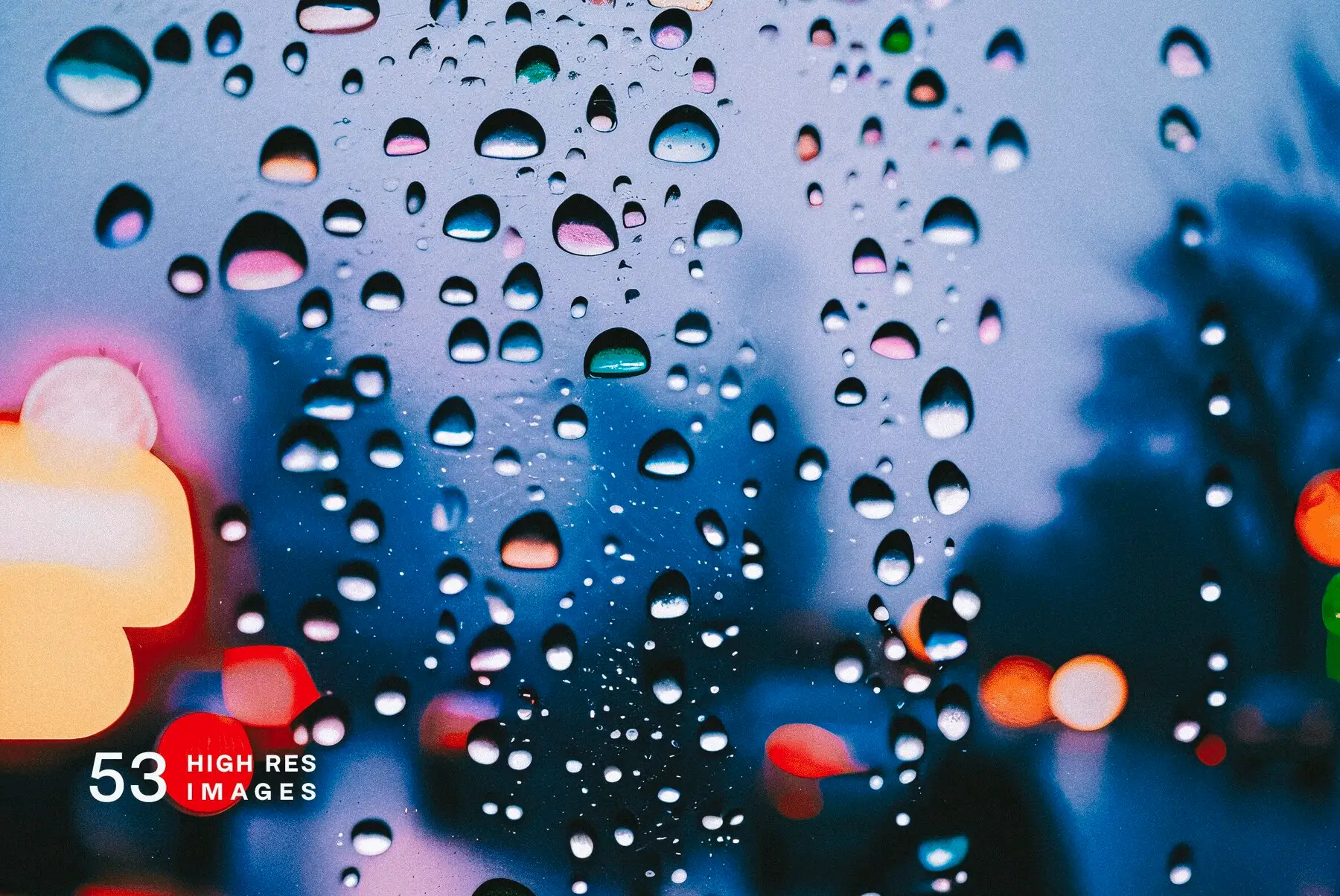 Bokeh Rain Drop Textures - YouWorkForThem