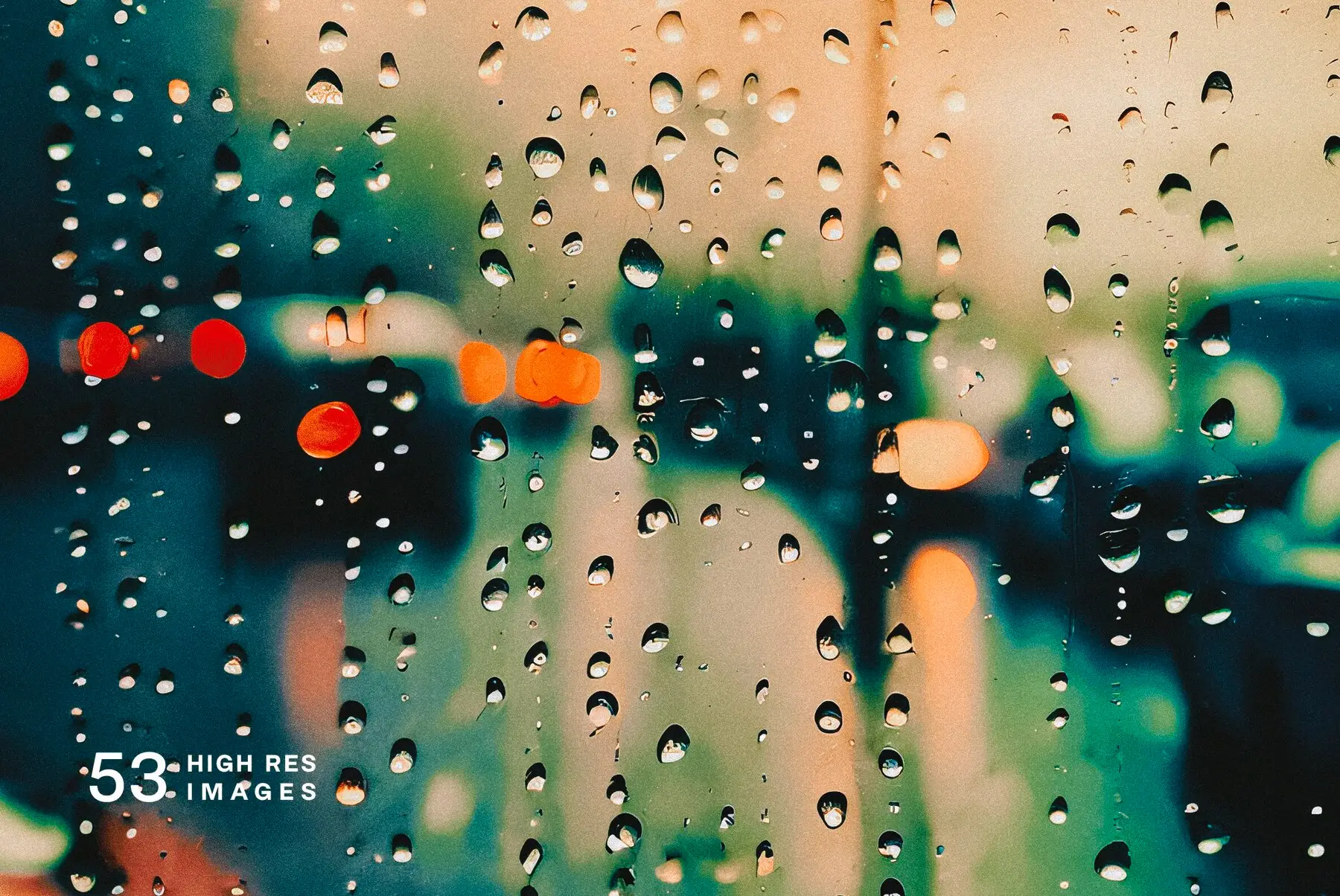 Bokeh Rain Drop Textures - YouWorkForThem
