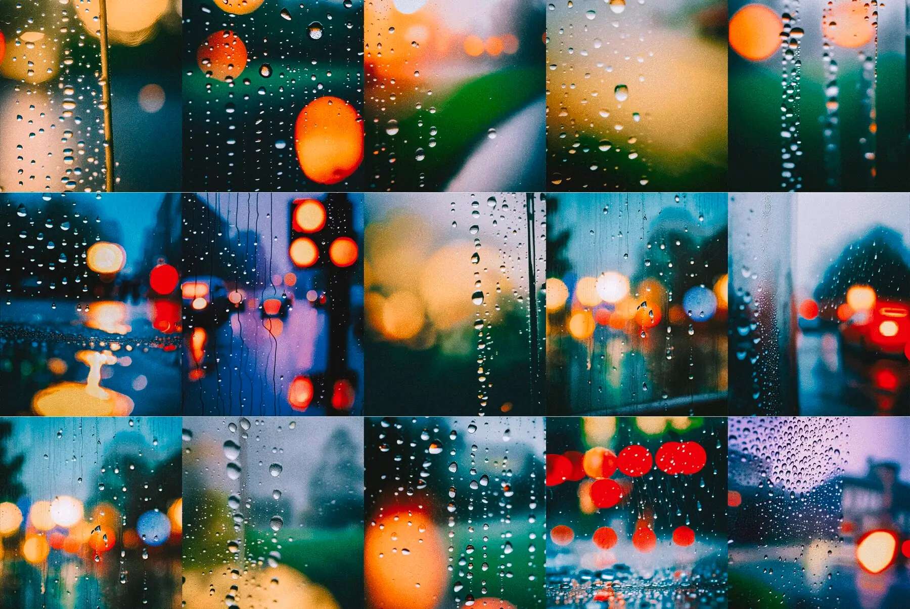 Bokeh Rain Drop Textures - YouWorkForThem