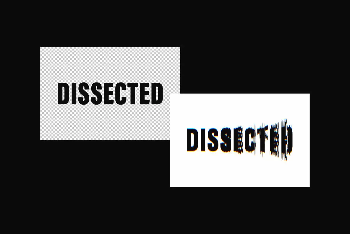 Distortion Glitch Text Effect - YouWorkForThem