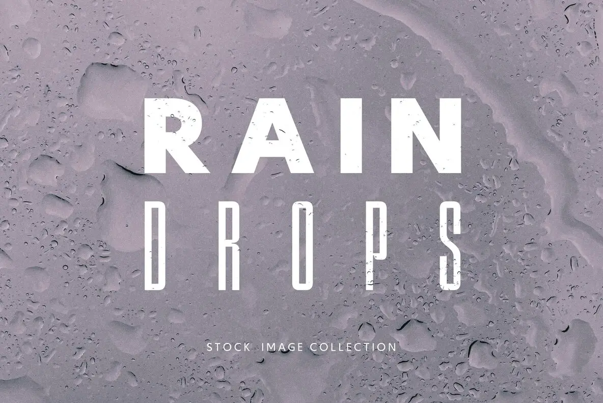 Rain Drops: Water Drop Overlays for Photoshop - YouWorkForThem