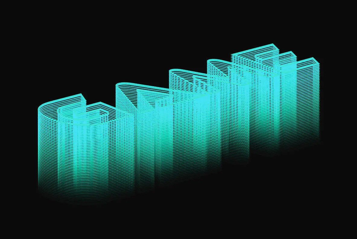Isometric Neon Text Effect - YouWorkForThem