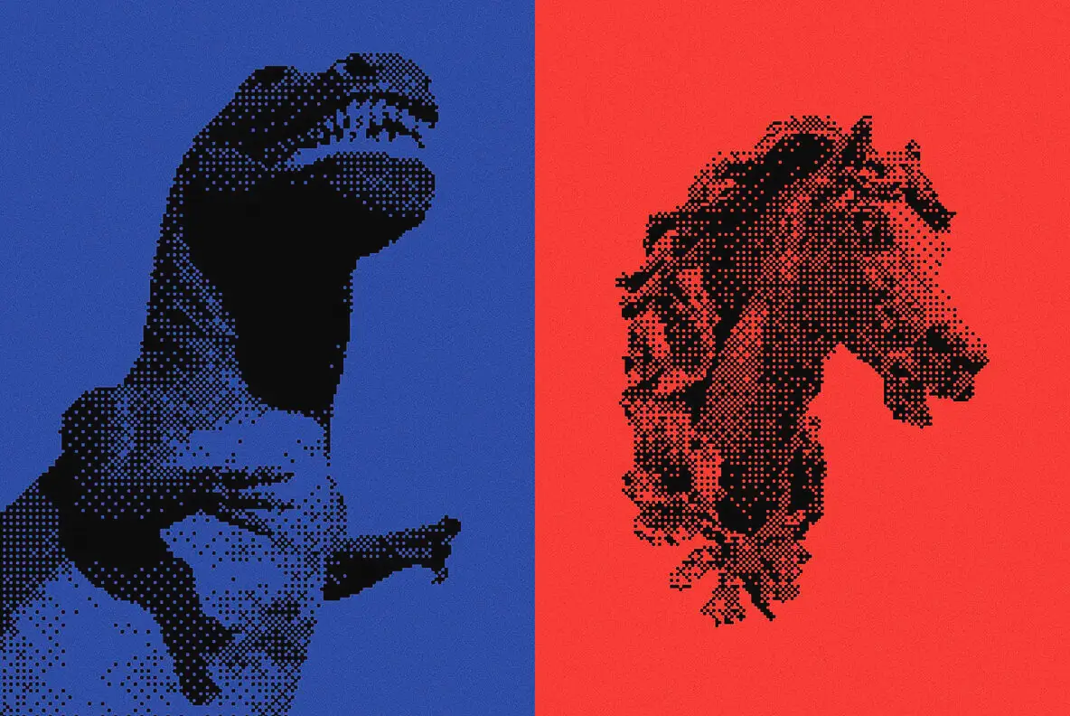 144 Dithering Bitmap Vector Shapes Graphics - YouWorkForThem