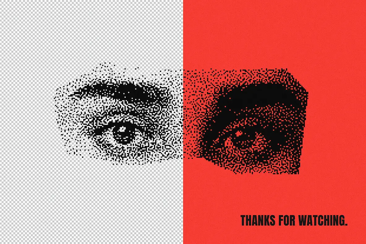 144 Dithering Bitmap Vector Shapes Graphics - YouWorkForThem