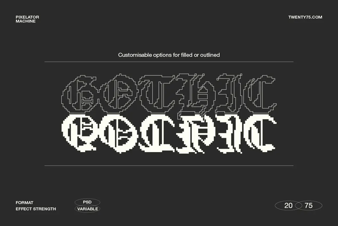 Typographic Pixelator Machine - YouWorkForThem