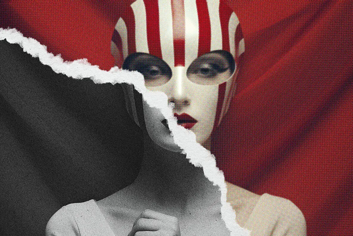 Ripped Magazine Photo Effect - YouWorkForThem