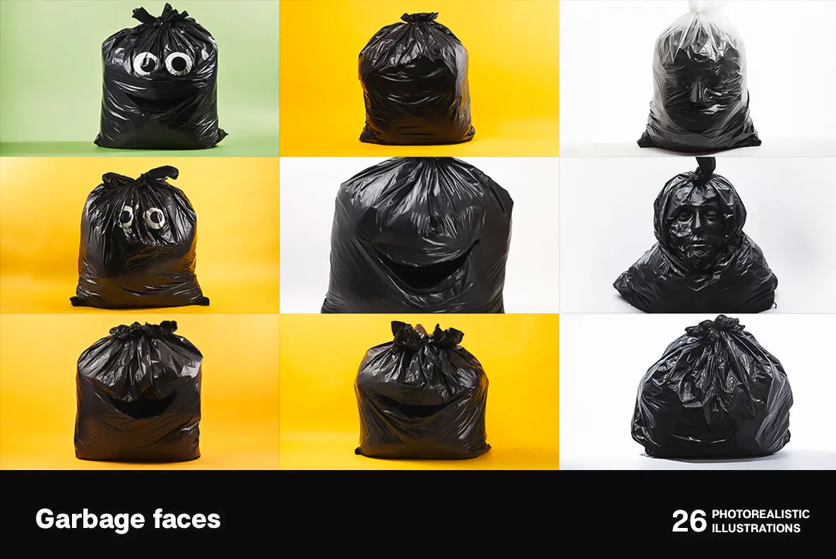 Garbage Faces Graphics - YouWorkForThem