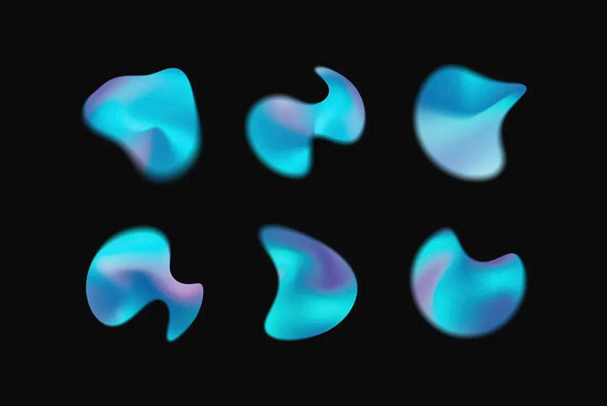 Chroma Gradient Shapes Collection Graphics - YouWorkForThem