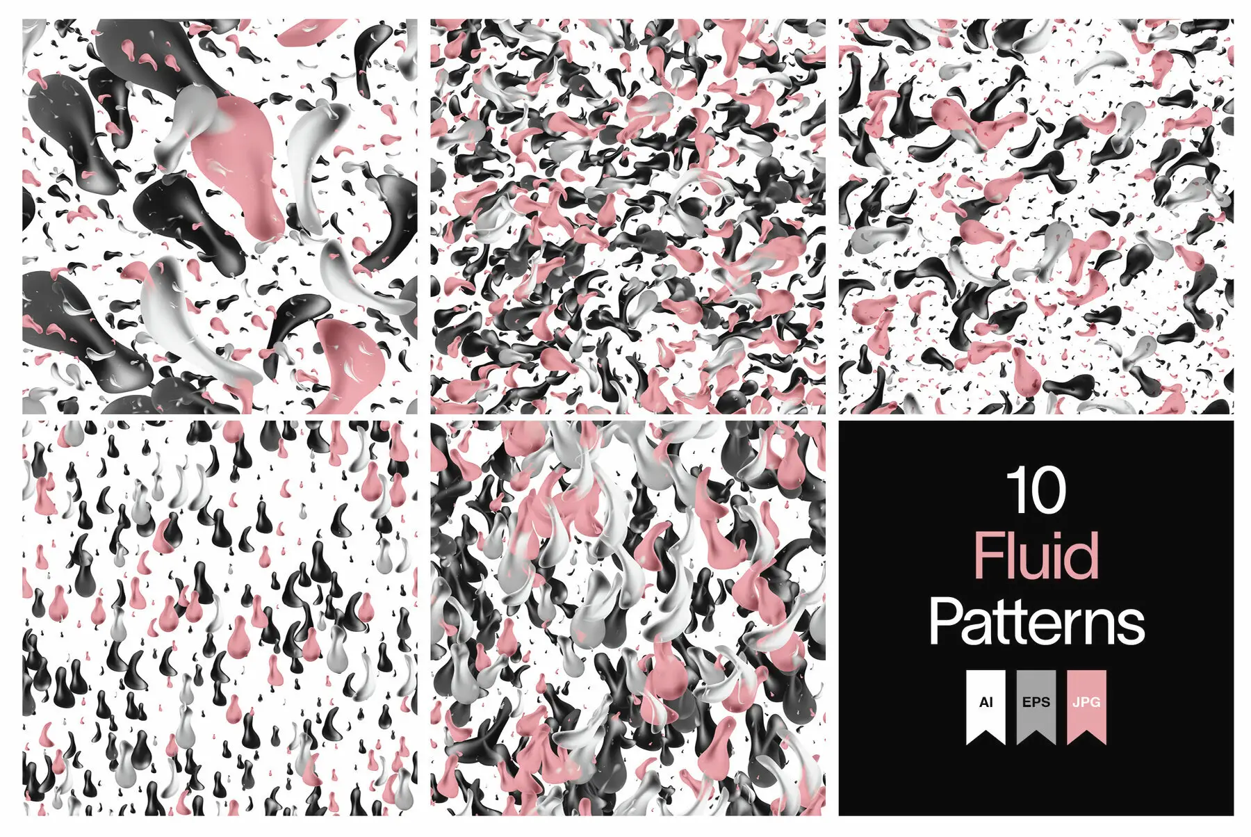Fluid3 Patterns Graphics - YouWorkForThem