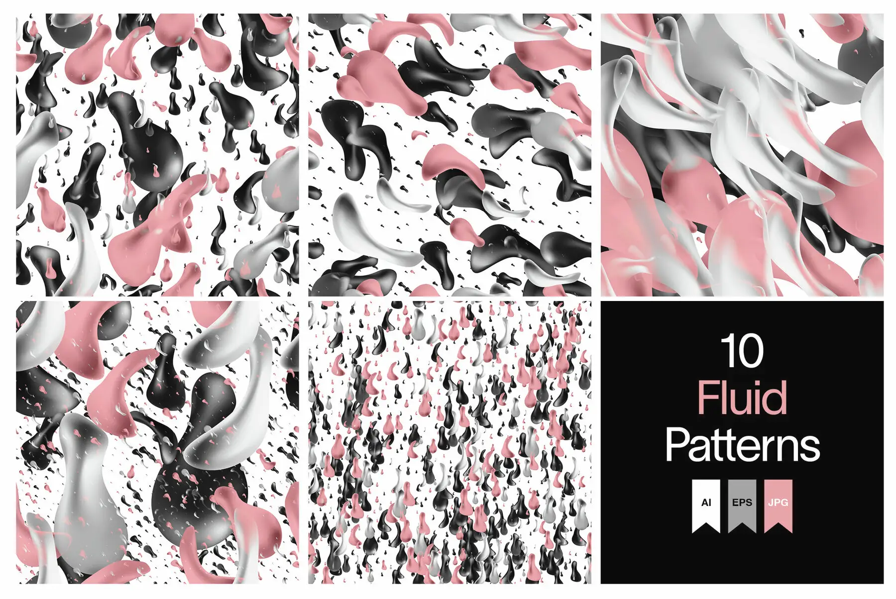 Fluid3 Patterns Graphics - YouWorkForThem